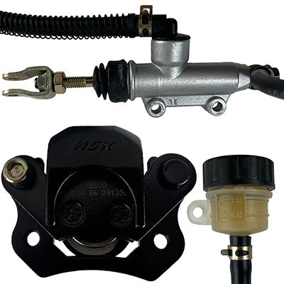 Brake Caliper and Master Cylinder Assy - Coleman CK196, GK200 Go-Kart