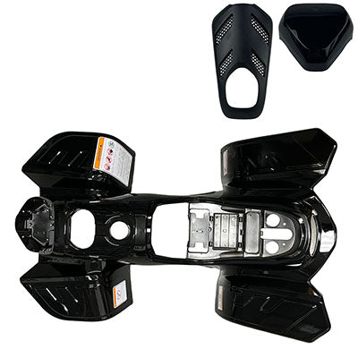 ATV Body Fender Kit - 3 Piece - Black - Tao Tao Rock 110