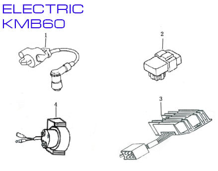 Starter Relay Solenoid - Zongshen ZL60 - Kayo KMB60 Dirt Bike