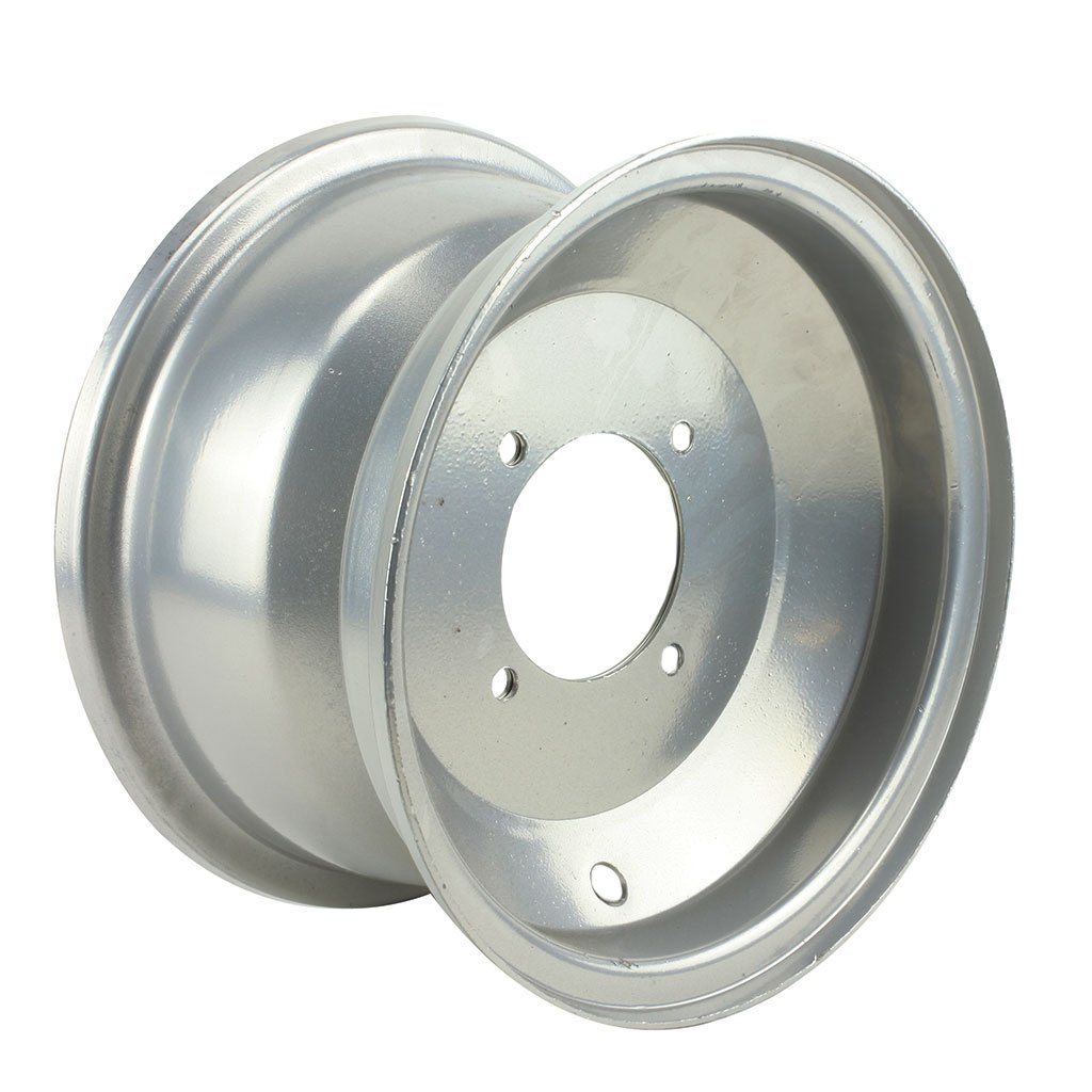 Rim 8.0 x 4.75 Inch - 4 Bolt - Silver - Front - Version 18