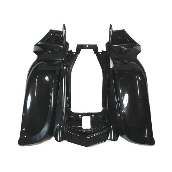 ATV Body Fender Kit - 6 piece - Black - VX Style