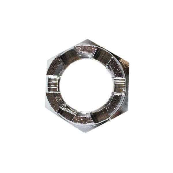 Metric Castle Nut - 10mm - M10-1.25 - Axle Nut