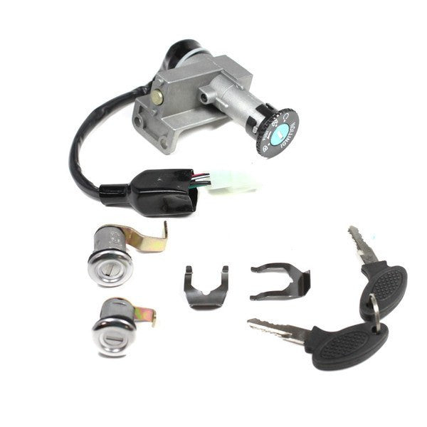 Ignition Key Switch - 4 Wire - GY6 50cc 125cc 150cc 250cc Scooters ...