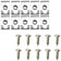 Body Clips and Screws for Scooters - 10 Pack – VMC Chinese Parts