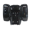 ATV Body Fender Kit - 2 Piece - Black - Kazuma Meerkat Wombat