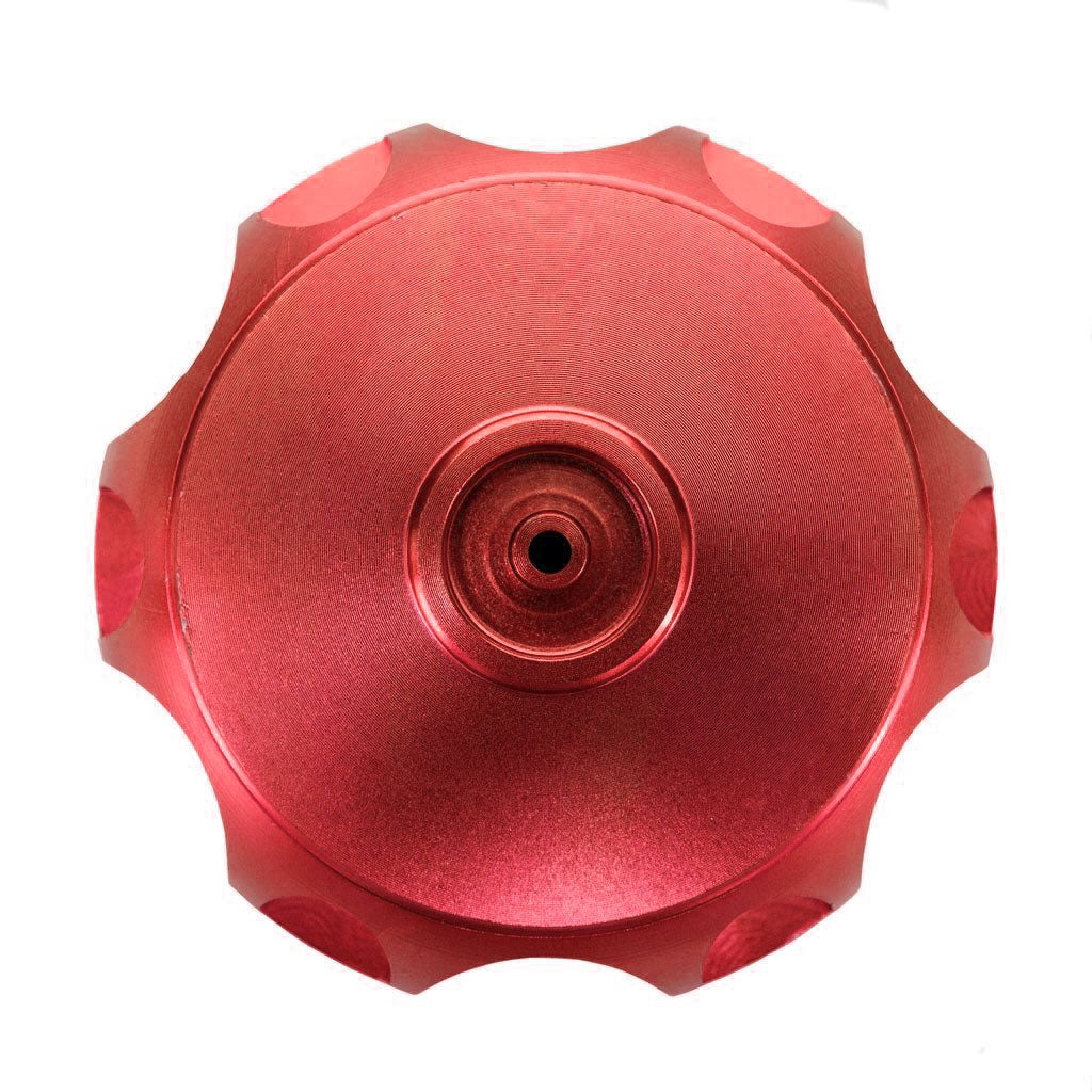 Gas Tank Cap - 50mm - Metal - RED - Version 70